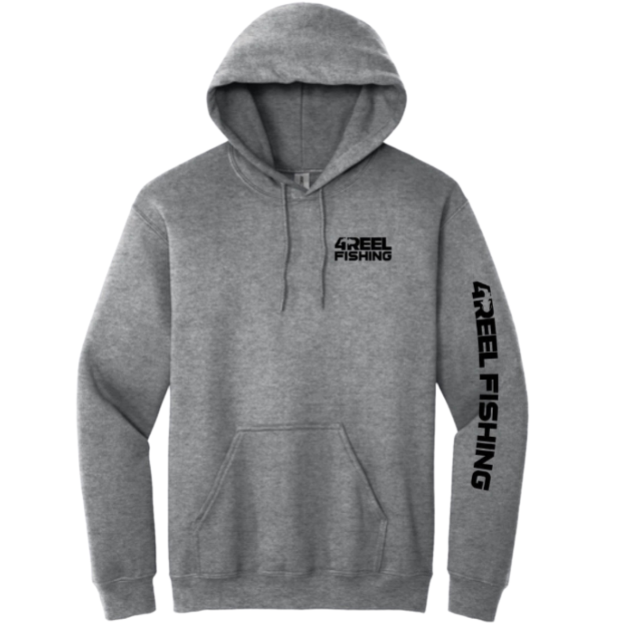 4REEL Classic Hoodie - Graphite – 4REEL Fishing