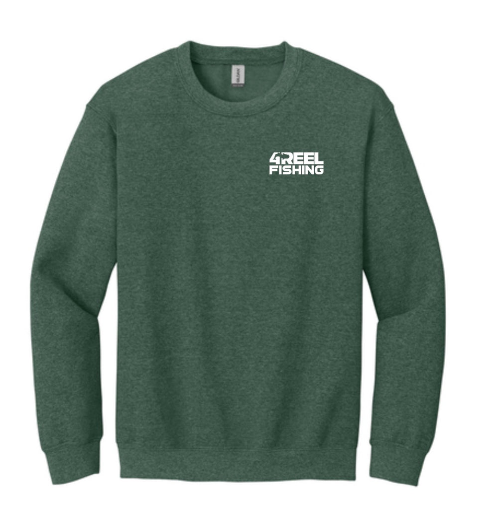 4REEL Classic Crew - Dark Heather Green – 4REEL Fishing